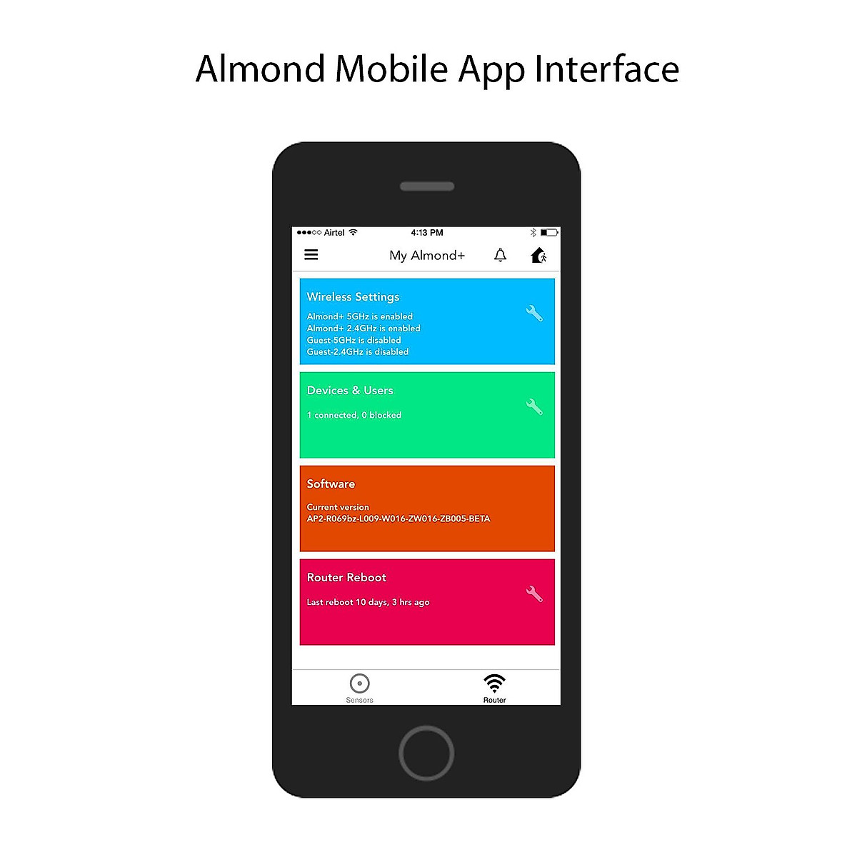 Securifi Almond+ : (3 Minute Setup) Long Range Touchscreen Wireless AC Gigabit Router + Home Automation Hub