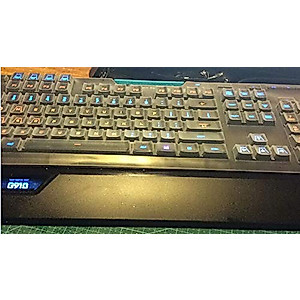 Transparent Clear Silicone Keyboard Cover protectors for Logitech G910 Orion Gaming Keyboard