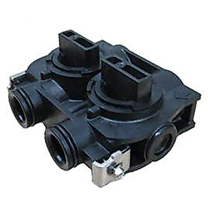 Fleck 80k On Demand Water Softener with Resin Made in USA/Canada 80,000 Grains Black