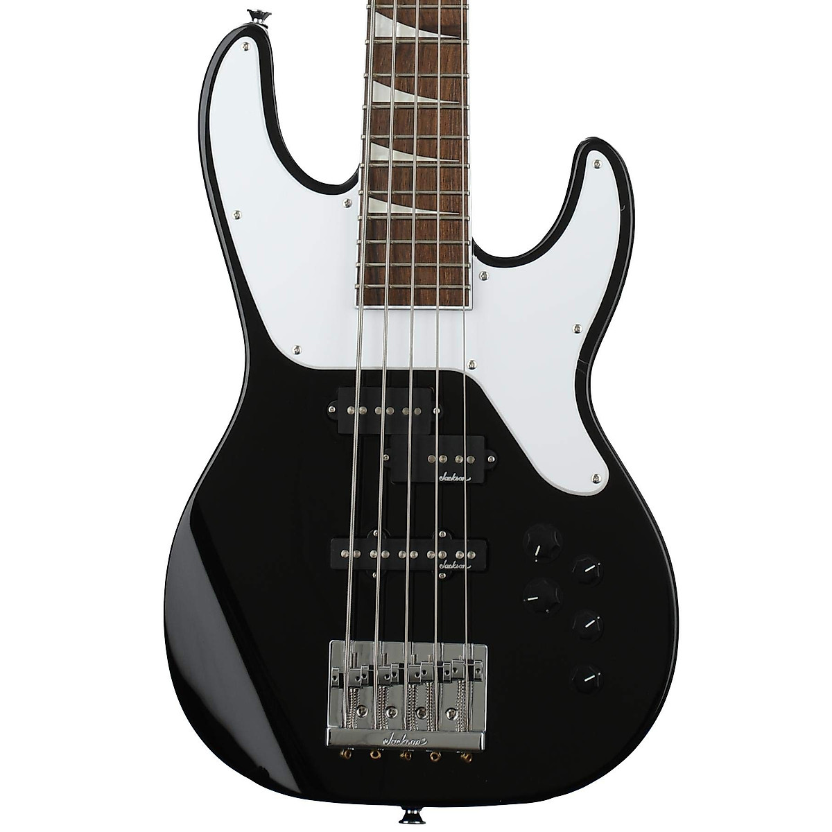 Jackson X Series 5-String Concert Bass CBXNT V, Gloss Black, Laurel Fingerboard