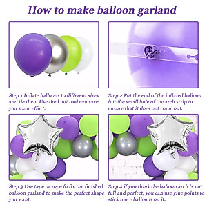 Crenics 3rd Birthday Decorations for Girls or Boys - 3rd Birthday Backdrop, Banner, Balloon Arch Kit, Number 3 Balloon with Cake Toppers for Toy Inspired Story Theme 3 Birthday Party Supplies