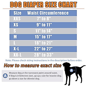 Leekalos Male Dog Diapers (3 Pack), High Absorbing Dog Belly Bands for Male Dogs, Washable Reusable Dog Male Wraps (Koala, Large)