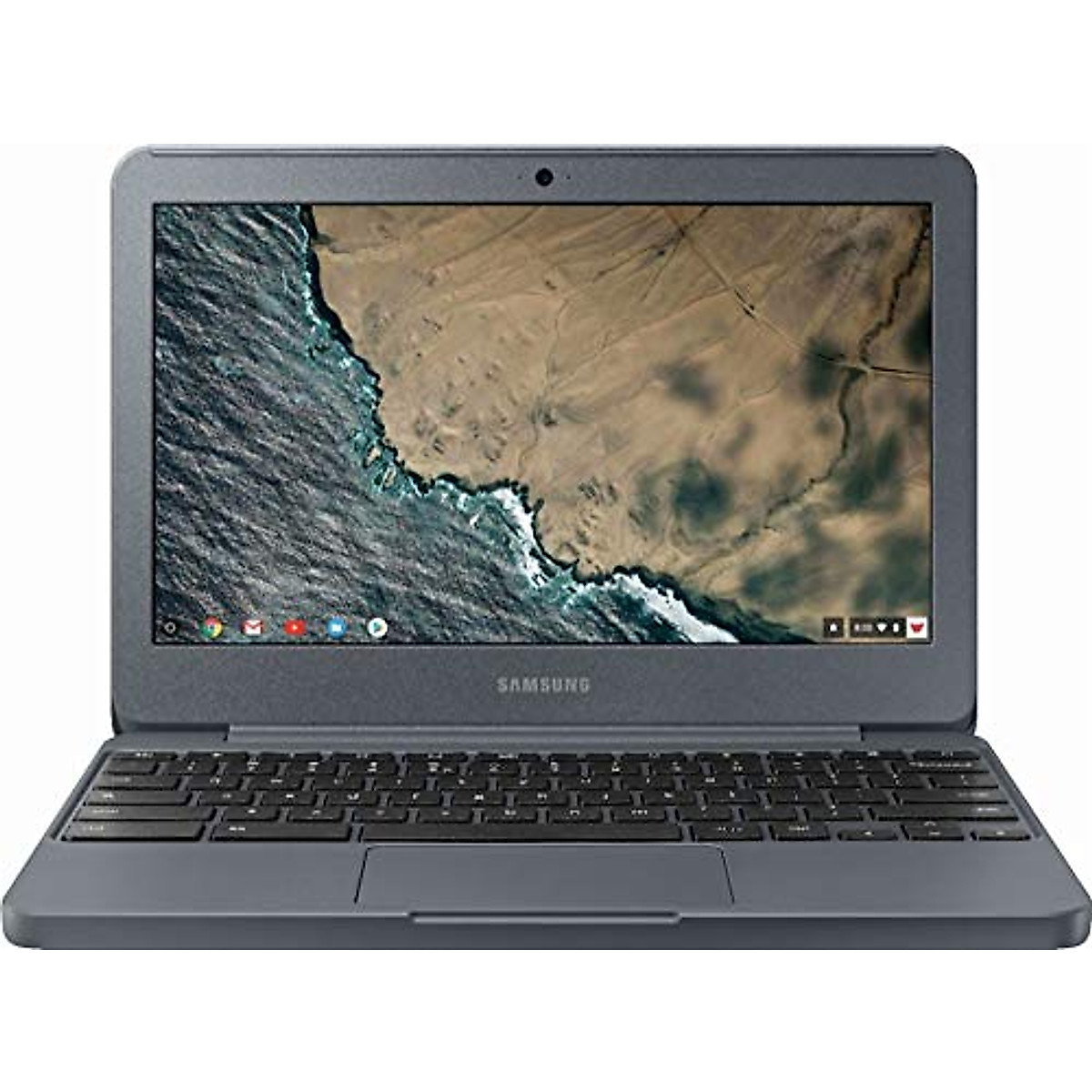 SAMSUNG Chromebook 3 XE501C13-K01US, Intel Dual-Core Celeron N3060, 11.6" HD, 2GB DDR3, 16GB eMMC, Night Charcoal