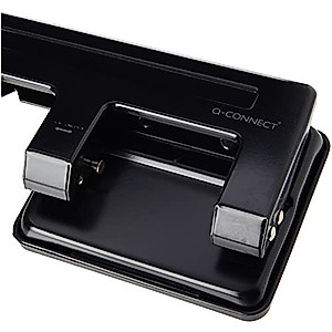 Q-Connect 4 Hole Punch Black 16 Sheet KF01238