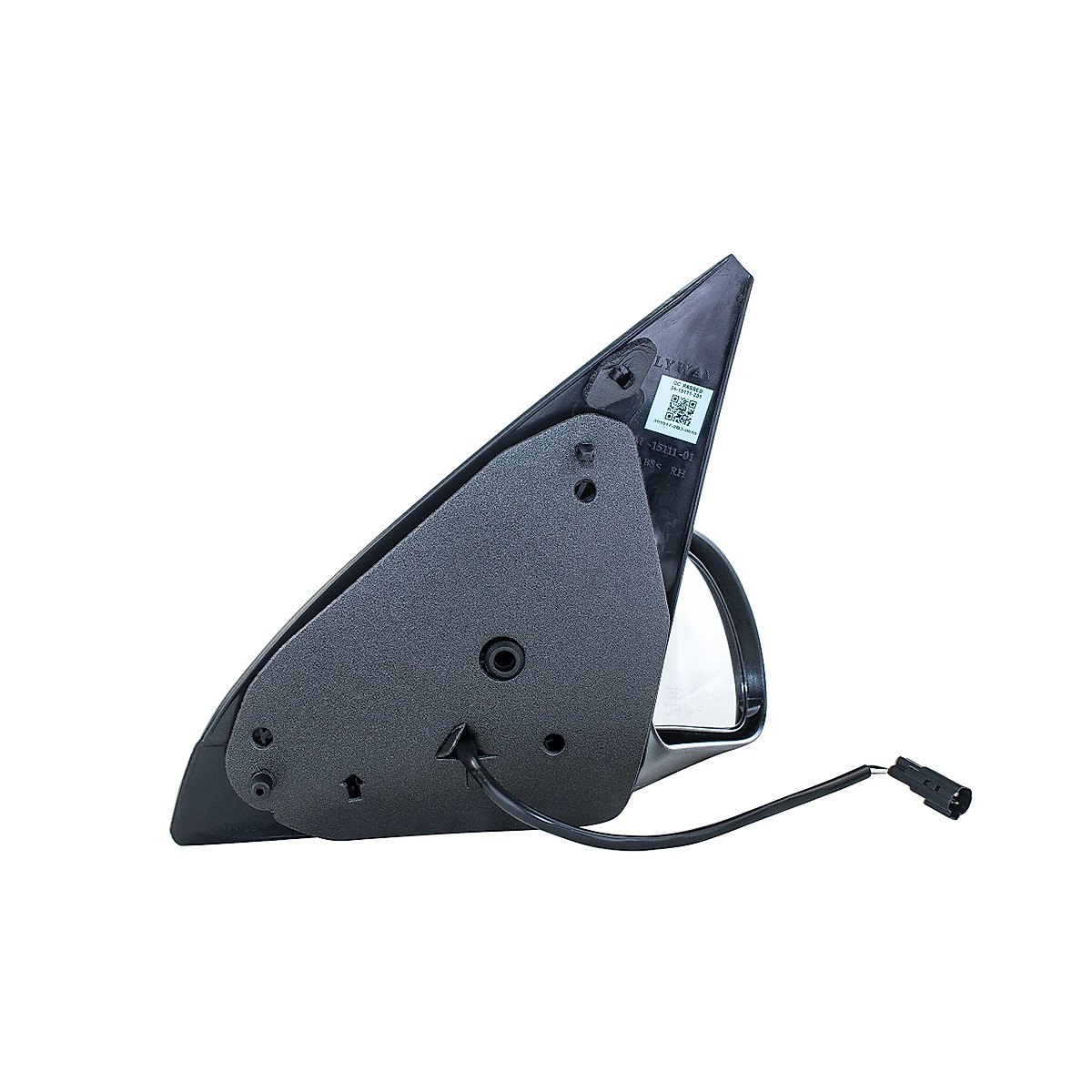 Dependable Direct Right Passenger Side Textured Power-Operated Non-Heated Non-Folding Door Mirror Compatible With USA Built Ford Focus (2000 2001 2002 2003 2004 2005 2006 2007) - FO1321180