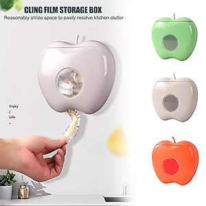 Plastic Wrap Storage Box, plastic wrap storage box dispenser，Plastic Food Wrap Bag Storage Organizer for Fresh Keeping Bag，Multifunctional Wall-Mounted Kitchen Organizer for Fresh Keeping Bag