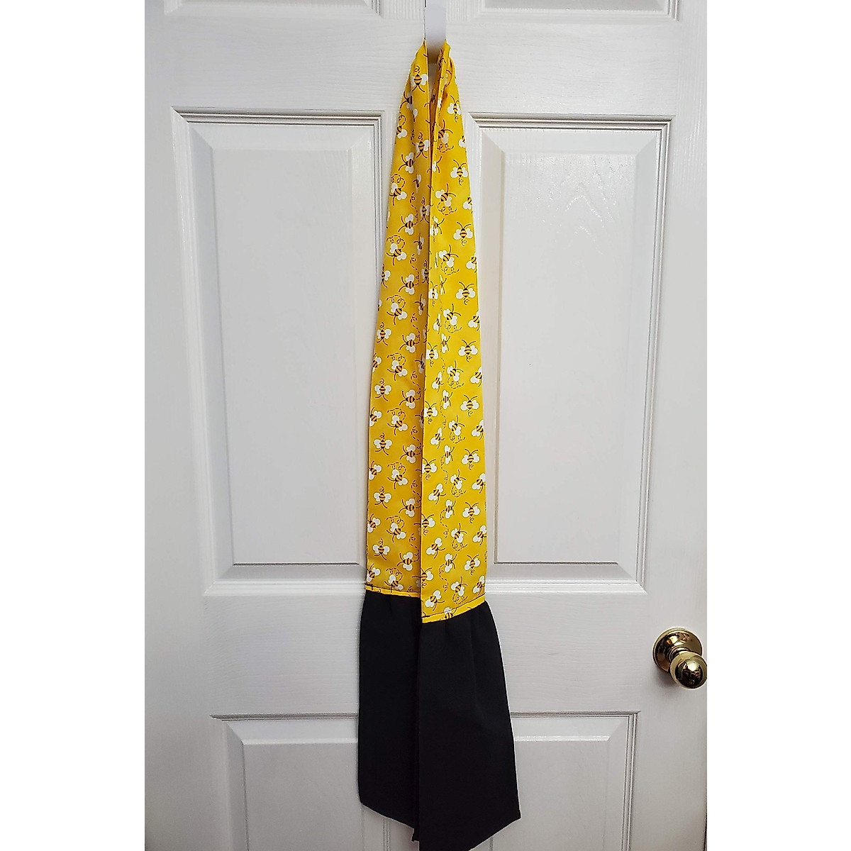 Bumble Bee Neck Towel, Yellow & Black Kitchen Boa, Neck Apron, Kitchen Neck Scarf, Kitchen Scarf, Baker’s Boa, Chef’s Towel, Cooking Towel, Grilling Towel, Gifts under $25