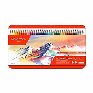 Caran D'ache Supracolor Pencil Set, 120/Tin (J3888420)
