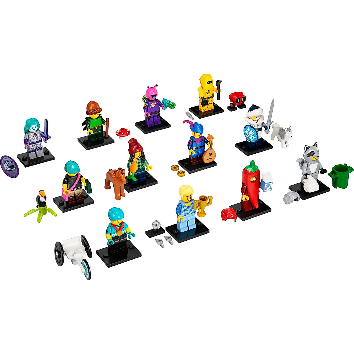 LEGO Minifigures Series 22 66700 Building Kit; Collectible Toys for Creative Fun for Ages 5+ (Pack of 6)