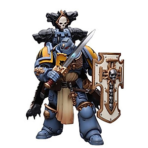 HiPlay JoyToy Warhammer 40K Collectible Figure: Primaris Space Marines Space Wolves Bladeguard Veteran 1:18 Scale Action Figures JT2795 (Space Wolves JT2795)