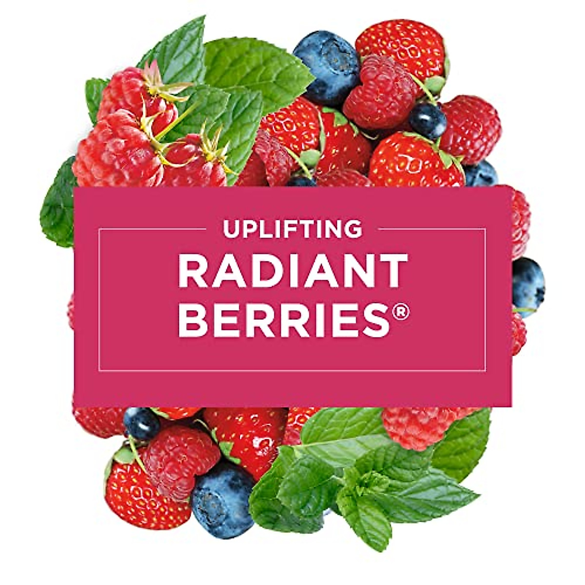 Glade Candle Jar, Air Freshener, Radiant Berries, 3.4 Oz