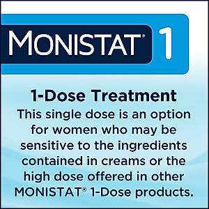 Monistat 1 Day Yeast Infection Treatment for Women, 1 Prefilled Tioconazole Ointment Applicator, 1 Pack
