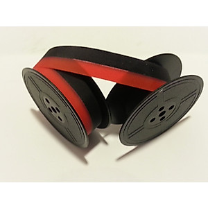 Sears Portable Typewriter Ribbon Black and Red Ribbon 2 Inch Spool 1/2 inch Ribbon