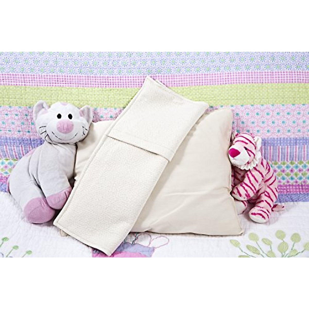 Mother Sheep Organics Organic Wool Toddler and Kids Pillow, Travel Pillow, 14x19