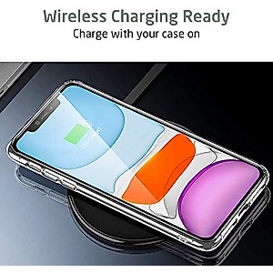 luolnh iPhone 11 Pro Max Case,iPhone 11 Pro Max Cute Case with Flowers,for Girly Women,Shockproof Clear Floral Pattern Hard Back Cover for iPhone 11 Pro Max 6.5 inch 2019 -Blue