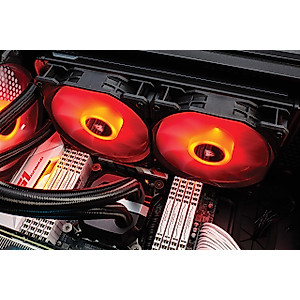 CORSAIR AF140 LED Low Noise Cooling Fan, Single Pack - Red,CO-9050086-WW