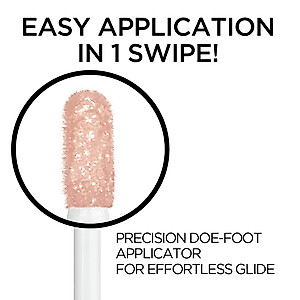 L’Oréal Paris Brilliant Eyes Shimmer Liquid Eye Shadow, Longwearing Lasting Shimmer, Crease Resistant, Flake-Proof, Precision Applicator, Quick Dry, Non-Greasy, Bronze Light, 0.1 oz.