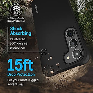 Pelican Ranger - Samsung Galaxy S23 Case [6.1"] [15ft MIL-STD Drop Protection] [Wireless Charging] Protective Phone Case for Samsung Galaxy S23 - Slim, Rugged Cover w/Anti Scratch Technology - Black
