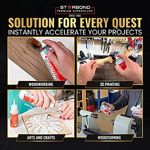 Starbond CA Glue Accelerator - Instantly Dries Super Glue (6 Ounce)