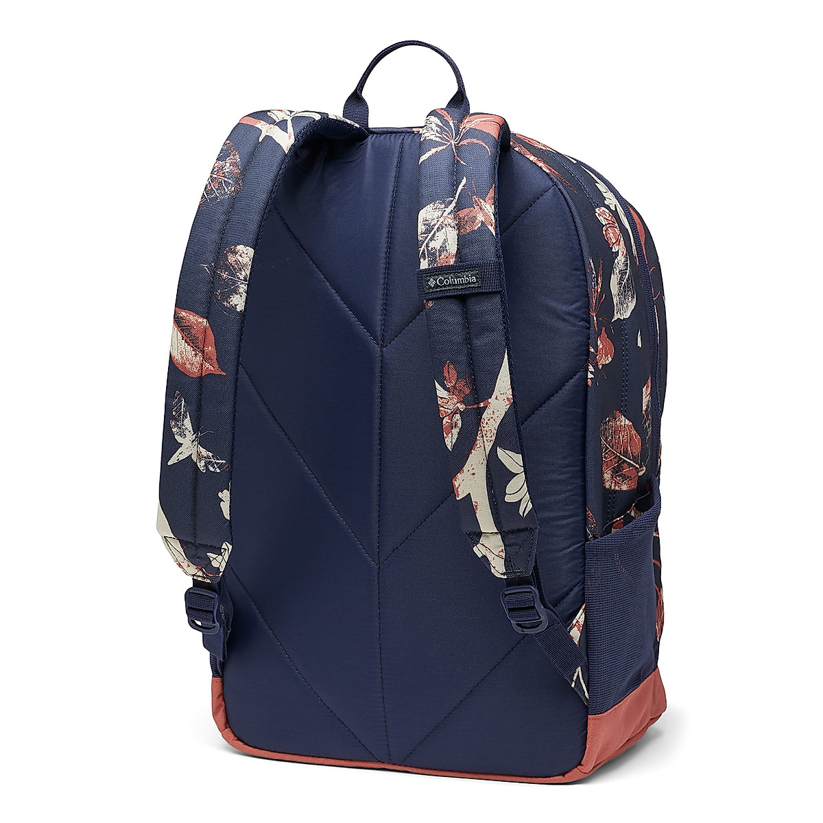 Columbia Unisex Zigzag 30L Backpack, Nocturnal Topiary/Dark Coral, One Size