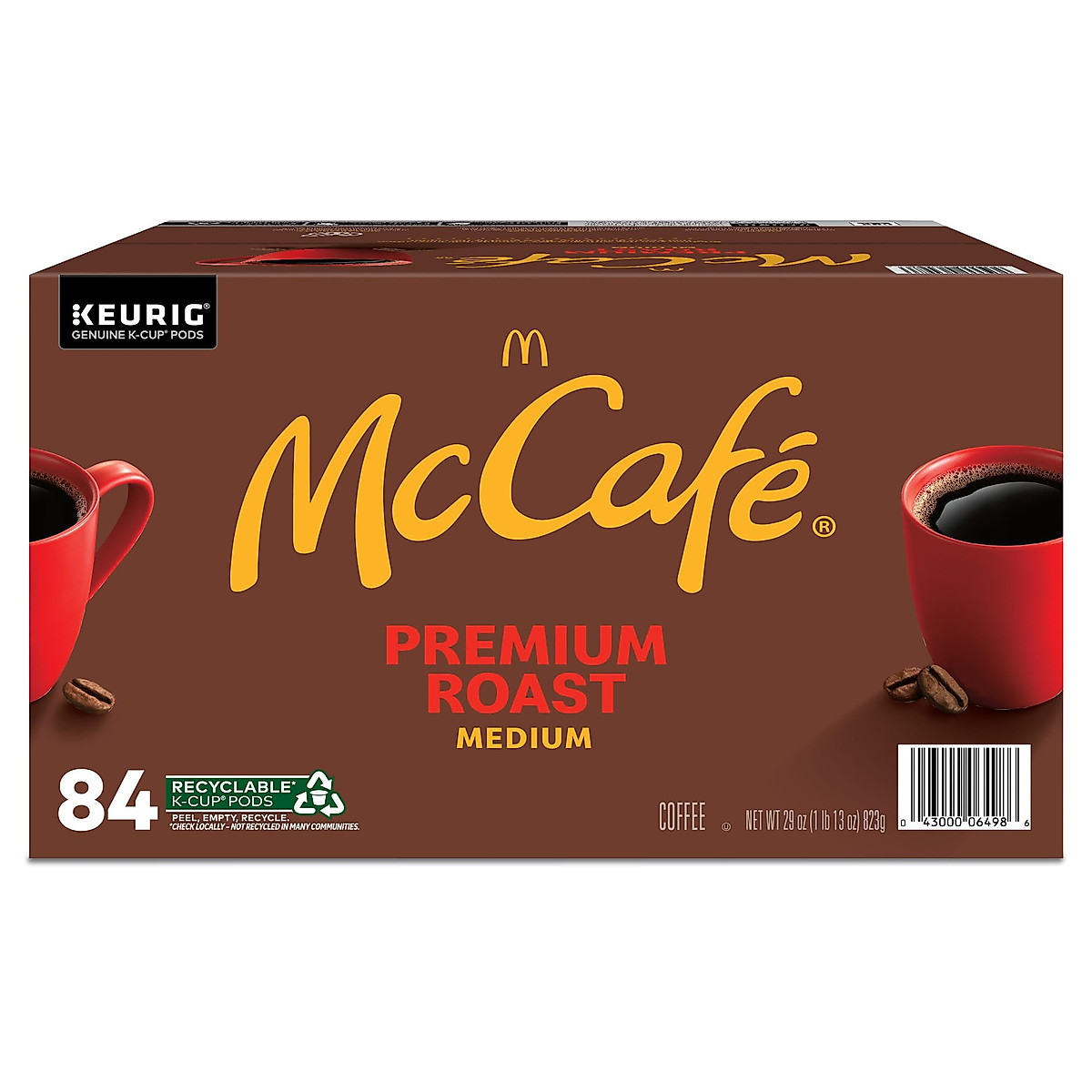 McCafe Premium Medium Roast K-Cup Coffee Pods, Premium Roast, 84 Count