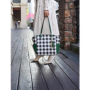 MKF Collection Shoulder Bag for Women, Vegan Leather Top-Handle Crossbody Purse Tote Satchel Handbag