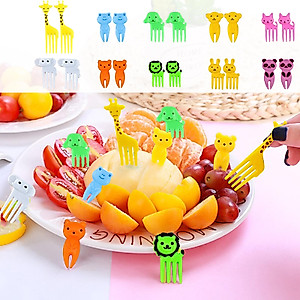 ABSOK 60 Pcs Silicone Lunch Box Dividers bento box accessories Silicone Cupcake Liners,Bento Lunch Box Dividers with Food Picks for Lunch Containers
