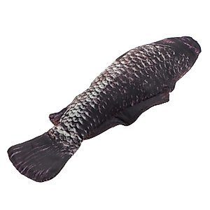STOBOK Pencil Case Fish Shape Bag Large Capacity Pencil Bag Creative Pen Bag Pen Storage Bag Fake Fish Pen Bag Pencil Bag Stationery Holder Fish Bag Makeup Bag Fabric with Zipper