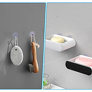 Suction Cups, 30 Pcs 20mm Clear PVC Plastic Mini Suction Cups for Glass Without Hooks, Small Anti Slip Suction Pads Round Glass Table Top Suckers for Home Kitchen Bathroom Window Mirror Glass Door