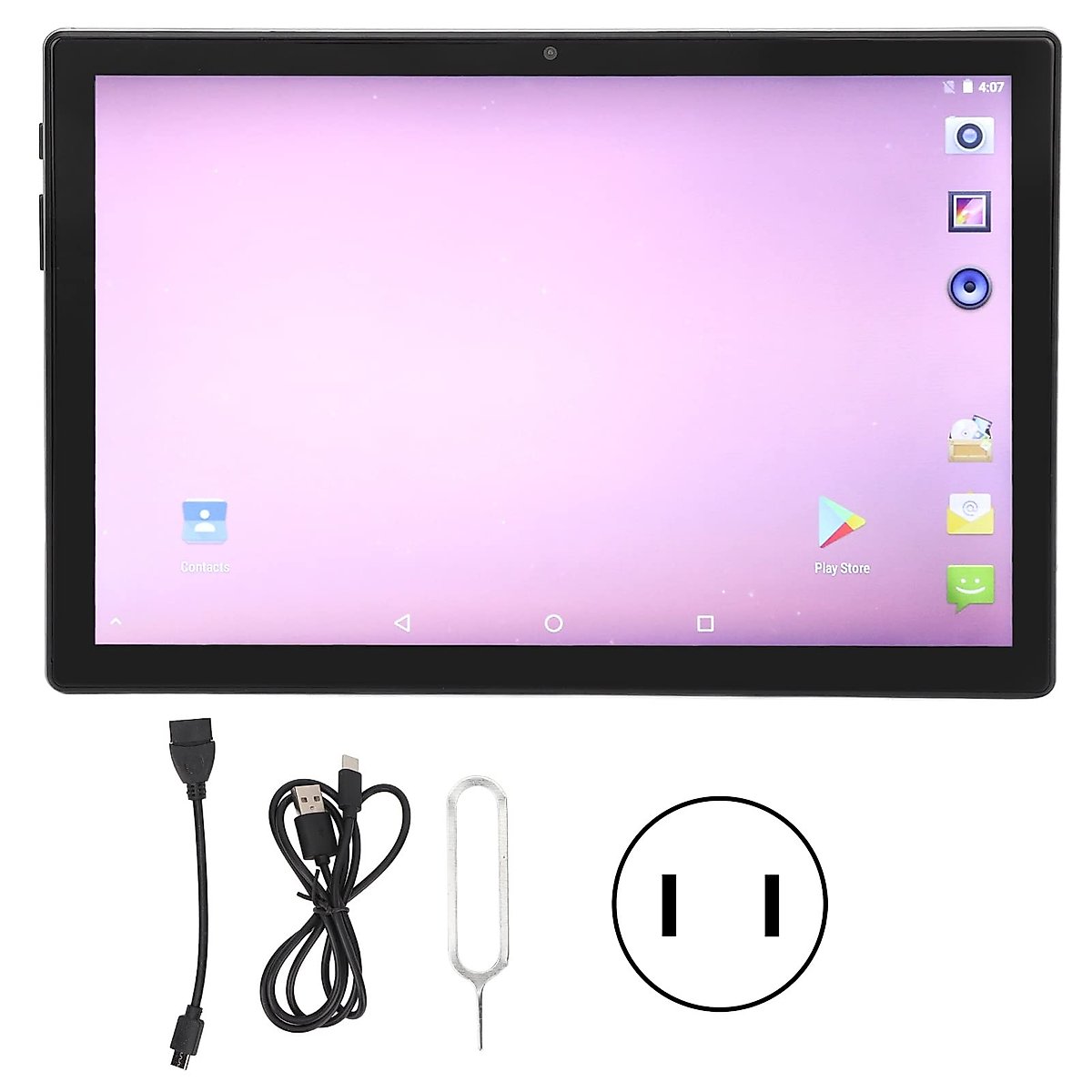 10.1 Inch Tablet with 8G RAM 256G ROM Octa Core Processor 6000mAh Battery, 8 Plus 20Mp Dual Camera and Dual Speakers, BT5.0 Support, WiFi and GPS, Mobile Calling(USA)