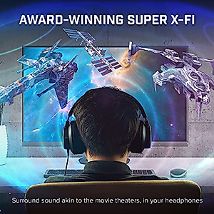 Sound Blaster X1 Hi-res Super X-Fi External USB DAC and Headphone Amplifier for PC and Mac, Also Compatible with PS4, PS5, and Switch