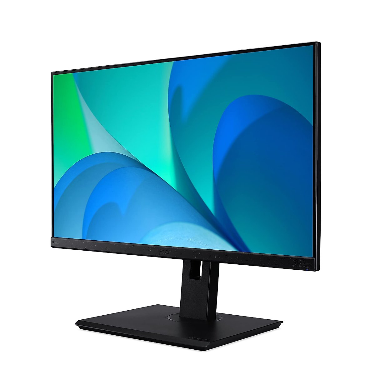 Acer Vero BR247Y bmiprx 23.8” FHD IPS Zero-Frame Monitor with Adaptive-Sync | 75Hz Refresh Rate | 4ms | EPEAT Silver | Made with Post-Consumer Recycled (PCR) Material (Display Port, HDMI 1.4 & VGA)