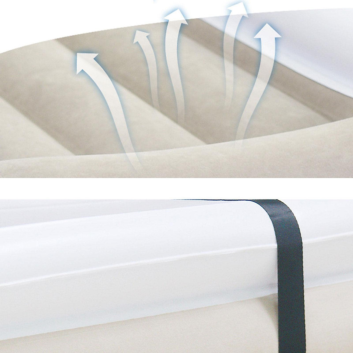 DISPRA Toddler Airplane Bed, Inflatable Toddler Airplane Bed for Toddler, Portable Baby Bed for Cars, Foldable Blow Up Mattress for Airplane, Car, Train, Traveling Bed st