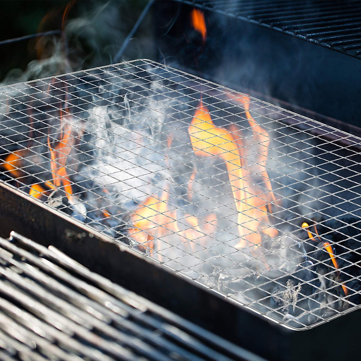 Cabilock Grill Net Bbq Grates Replacement Bbq Wire Mesh Stainless Steel Grill Grate Stainless Steel Bbq Grill Baking Rack for Oven Grill Rack Cooling and Baking Rack Component Barbecue