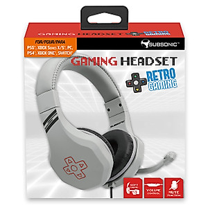 Subsonic Retro Gaming Headset - Gamer Headset for Nintendo Switch - PS4 - Xbox One - PC (PS4//xbox_one//)
