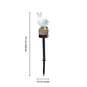 balacoo Solar Lights Decoration Lights Outdoor Outdoor Lights Seabird Landscape Lights Led Pathway Lights Home Garden Outdoor Pathway Decor LED Spotlight Outdoor Decor
