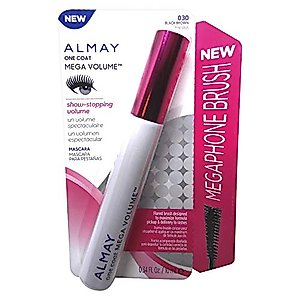 Almay Mega Volume Mascara, Black Brown, 0.34 fl. oz.