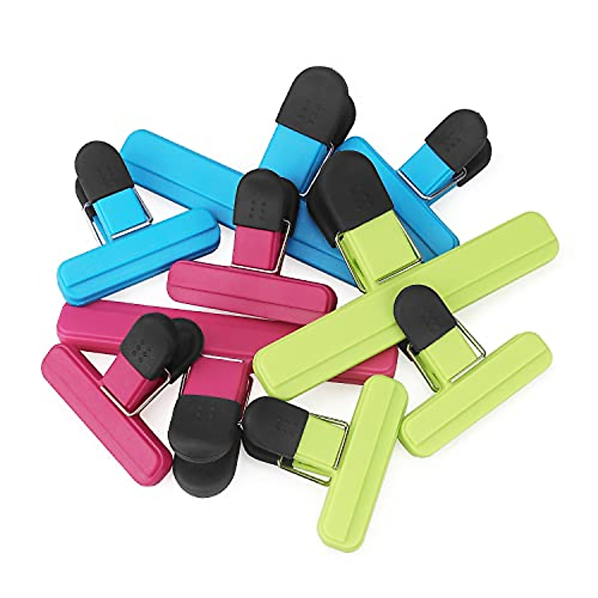 9 Pack Large Chip Bag Clips - Durable & Colorful Food Seal Clips
