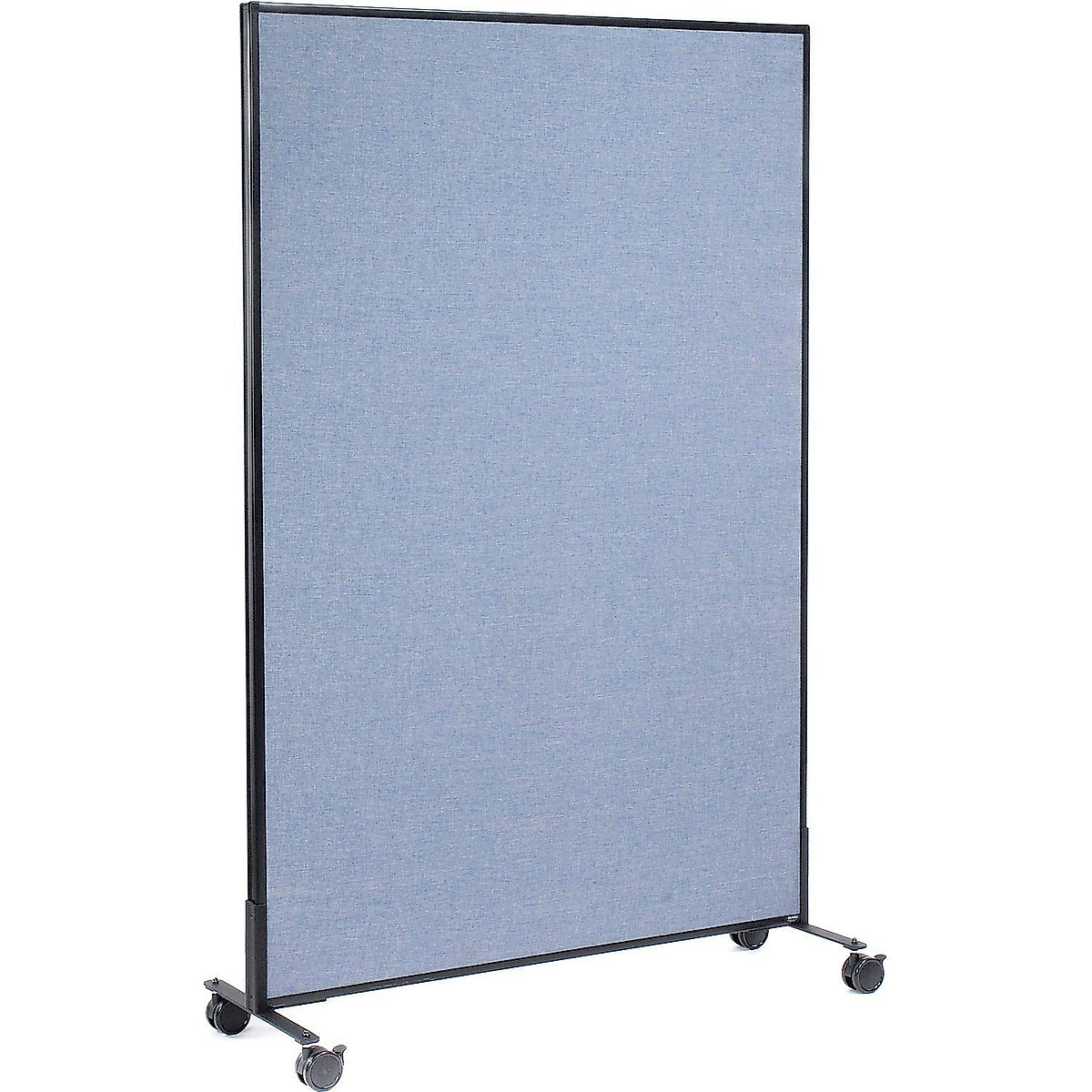 Global Industrial 48-1/4"W x 99"H Mobile Office Partition Panel, Blue