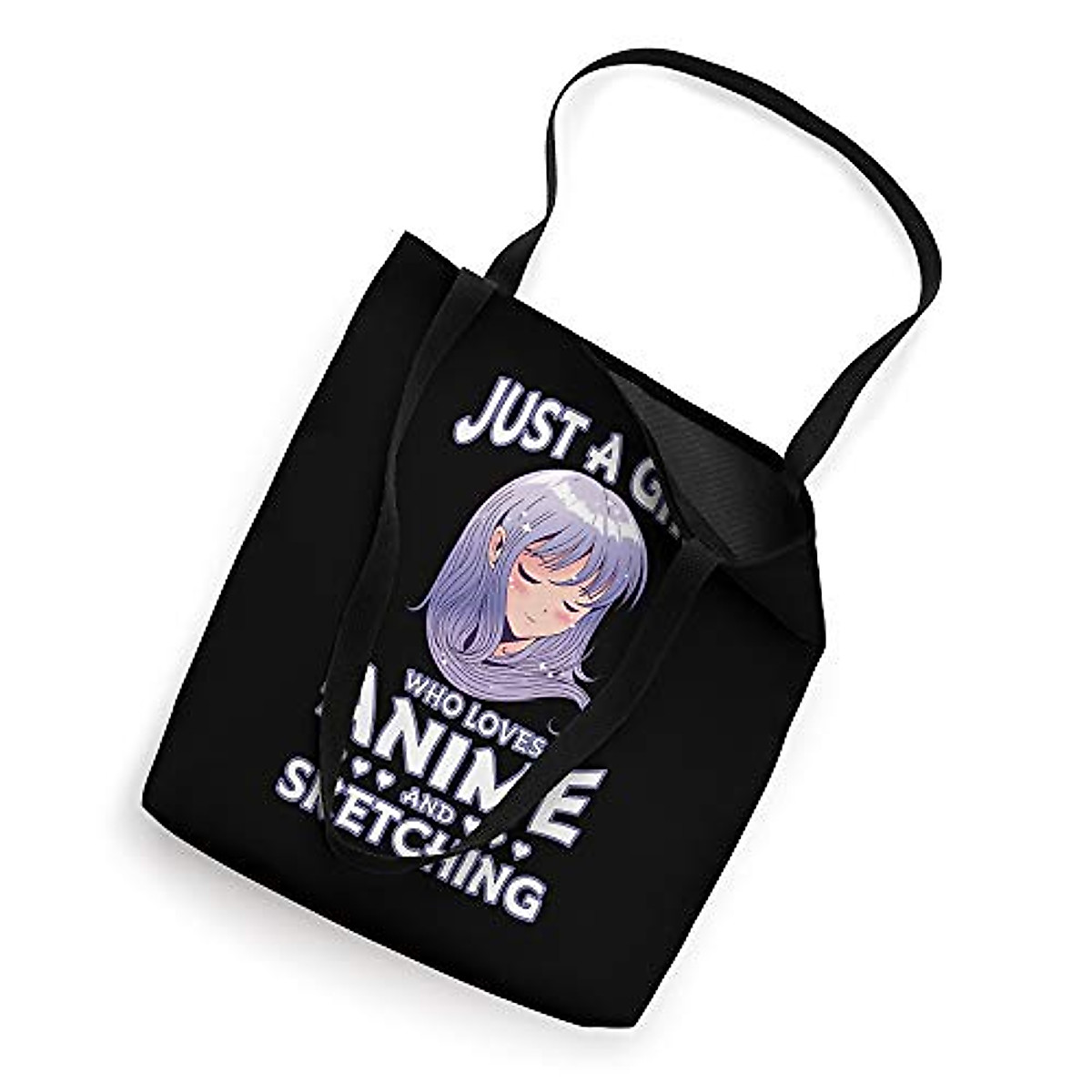 Just A Girl Who Loves Anime and Sketching Teen Girls Tote Bag