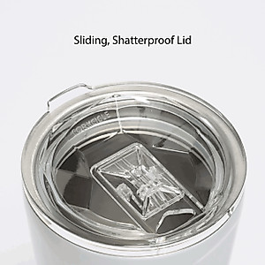 Corkcicle Stemless Insulated Wine Glass Tumbler, Cotton Candy, 12 oz – Stainless Steel Stemless Wine Glass Keeps Beverages Cold for 6 Hours, Hot for 3 Hours – Non-Slip, Easy-Grip Insulated Cup