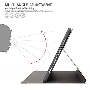 iPad Air 2 Case, iPad Air Case, iPad 9.7 Case for iPad 5th/6th Generation Case 2017/2018, Lightweight Soft Shockproof iPad Cover Free-Angle Viewing with Adjustable Stand Auto Wake/Sleep, Daisy