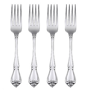 Oneida True Rose Dinner Fork, Set of 4