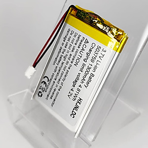 HXJNLDC DC 3.7V 1300mAh 503759 Rechargeable Lithium Polymer Replacement Battery for DIY 3.7-5V Electronic Product, Mobile Energy Storage Power Supply