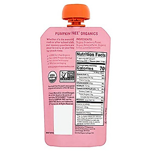 Peter Rabbit Organics Strawberry and Banana Pure Fruit Snack, 4 Ounce(Pack of 10)