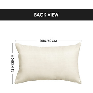 AVOIN colorlife Thanksgiving Turkey Pumpkin Throw Pillow Cover, 12 x 20 Inch Thanksgiving Fall Cushion Case for Sofa Couch