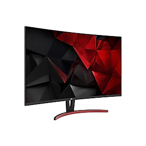 Acer ED323QUR Abidpx 31.5 Inches WQHD (2560 x 1440) Curved 1800R VA Gaming Monitor with AMD Radeon FREESYNC Technology - 4ms; 144Hz Refresh Rate; Display/HDMI & DVI Port, Black