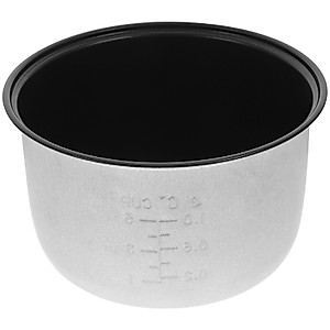 Rice Cooker Pot Inner Tank Alloy Pot Replacement Insert Liner Accessory for Rice Cooker Traditional Rice Cooker Bowl 2L