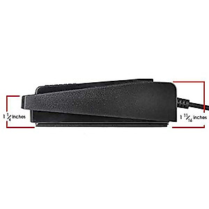 Transcription Foot Pedal for use with Express Scribe for Windows or Mac Transcription Software