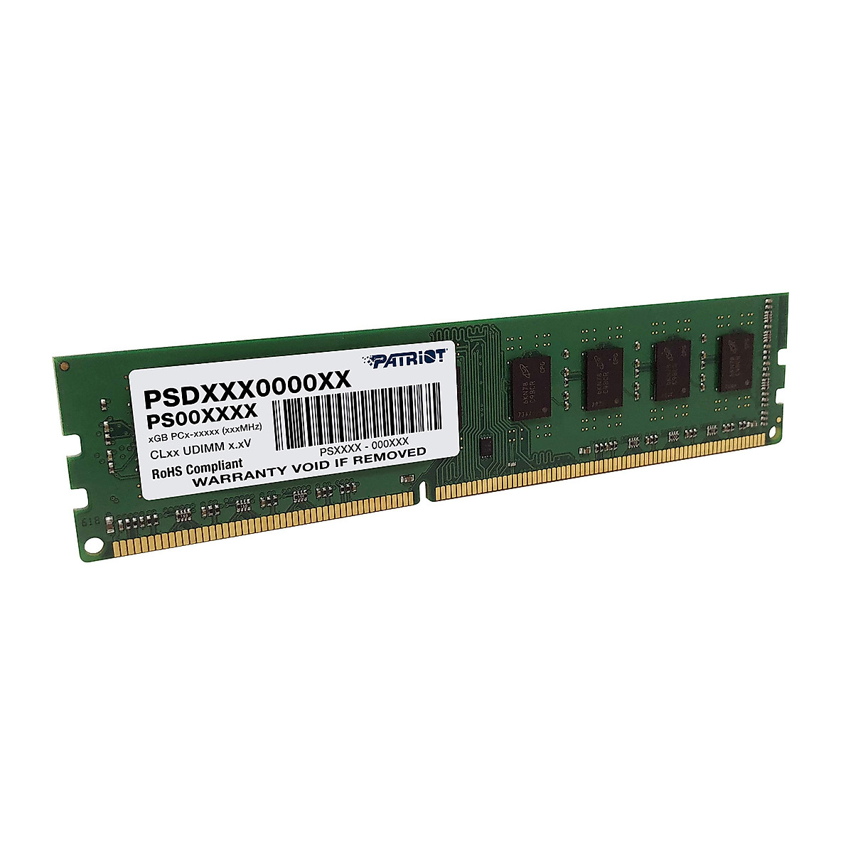 Patriot Signature DDR3 RAM 4GB (1X4GB) 1333MHz CL9 UDIMM Desktop Memory Module - PSD34G13332